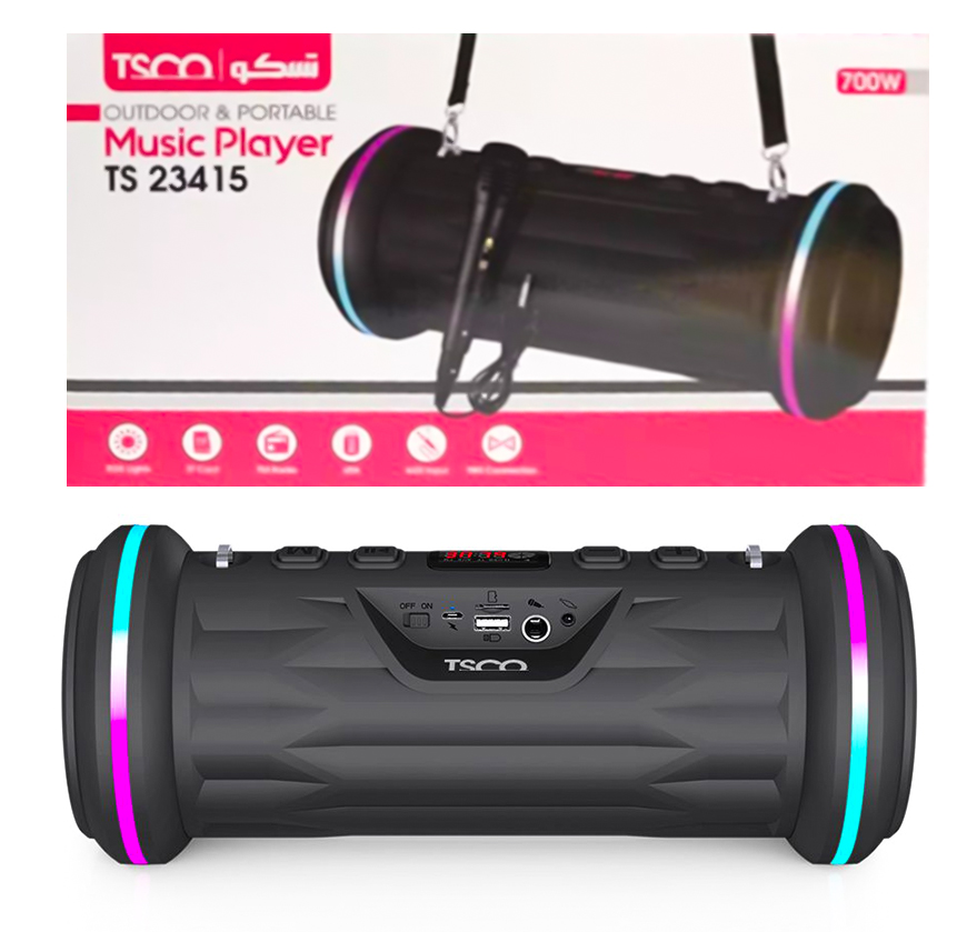اسپیکر بلوتوثی تسکو مدل TS 23415 - فروشگاه حضوری و اینترنتی فهد مارکت