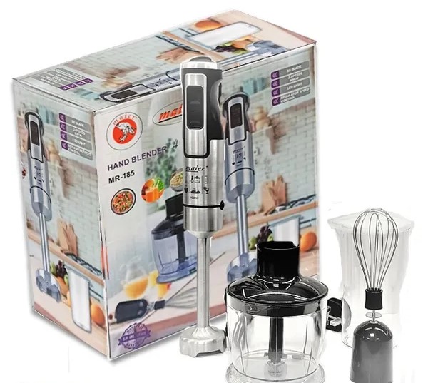 گوشت کوب 4 کاره مایر مدل MR-185 ا Maier MR-185 Hand Blender - فروشگاه حضوری و اینترنتی فهد مارکت