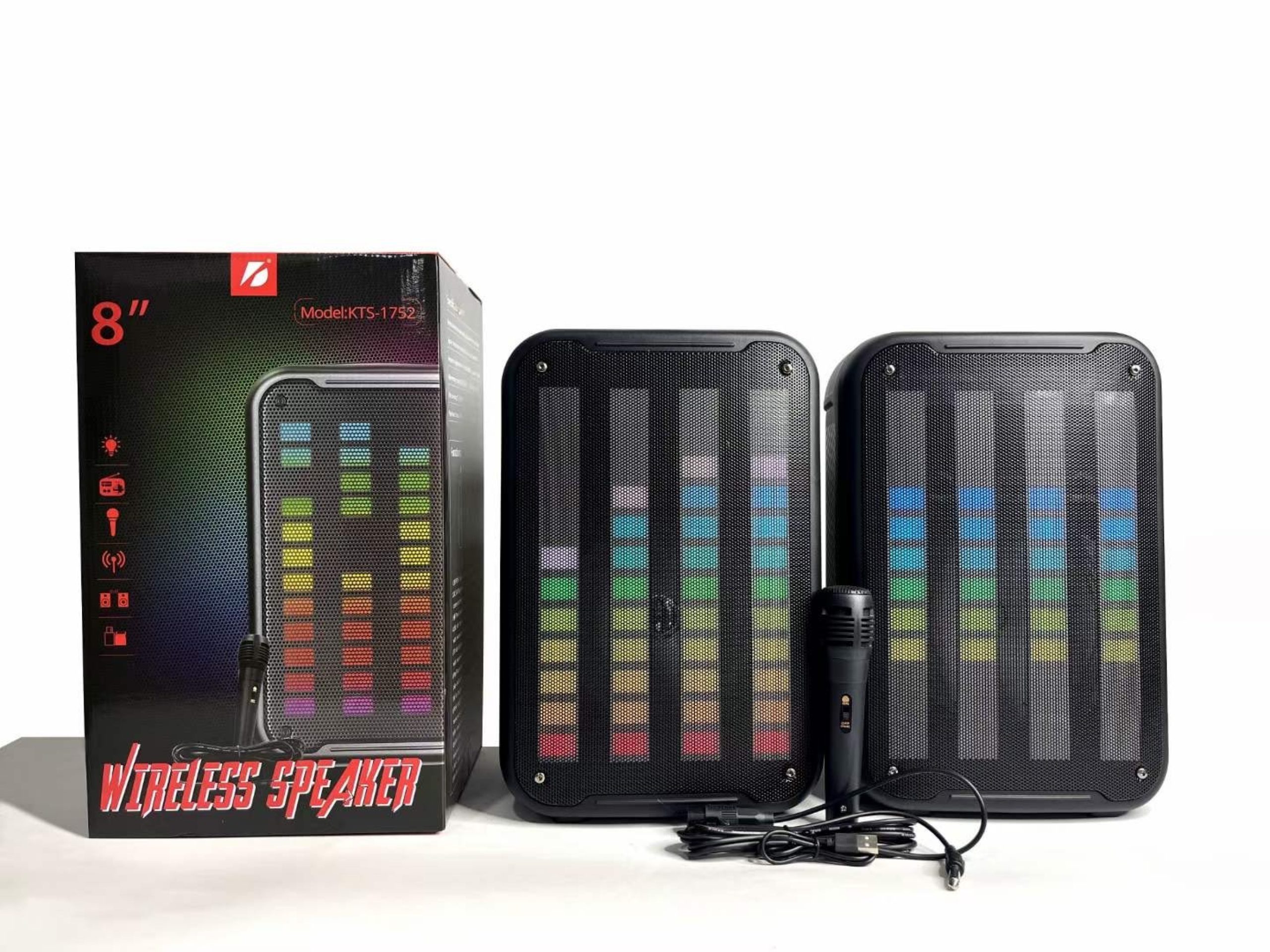 اسپیکر بلوتوثی قابل حمل مدل KTS-1752 - فروشگاه حضوری و اینترنتی فهد مارکت